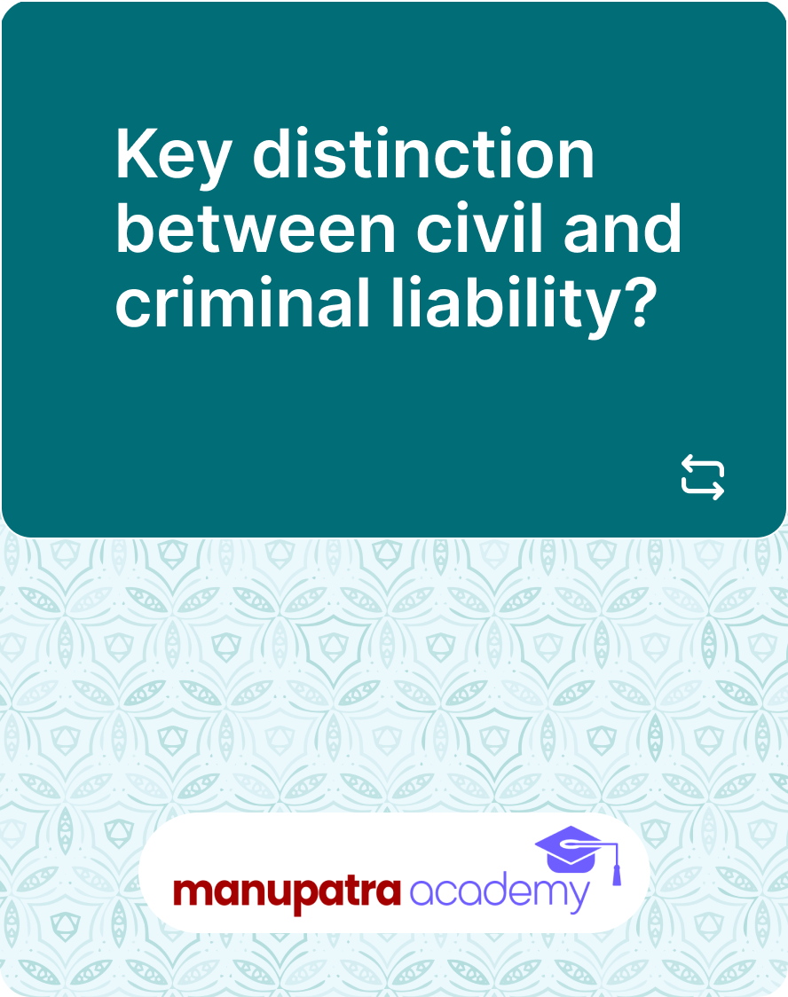 Introduction Elements of Crime Flashcards | Manupatra Academy