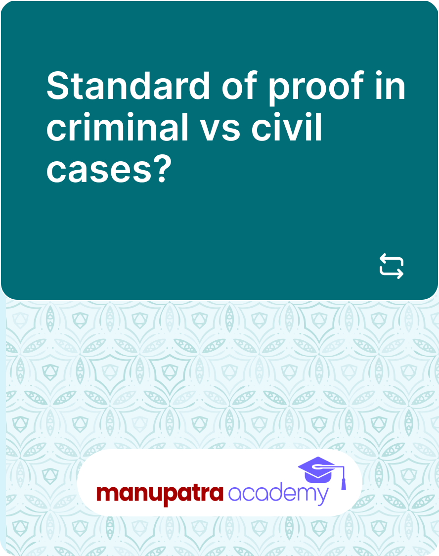 Introduction Elements of Crime Flashcards | Manupatra Academy